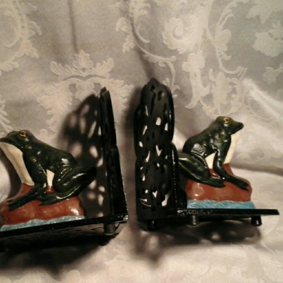 unknown | Accents | Vintage Frog Wrought Iron Bookends Adorable | Poshmark